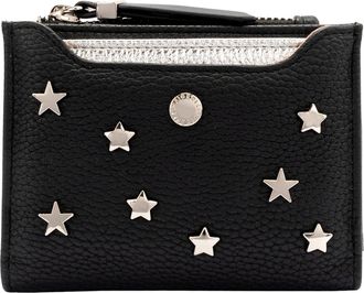 Fiorelli Aubrey Geldb&ouml;rse & Kartenetui, Slim Wallet, Rei&szlig;verschlussfach, 5 Kartenf&auml;cher, Kunstleder, Stern Nieten