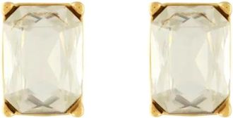 Dansk Copenhagen Kristall Gold Statement Ohrringe - - Accessories - Damen - Gelb - ONE SIZE