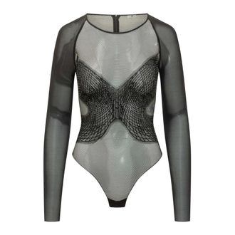 Elisabetta Franchi Damen, Oberteile, Schwarzk, SGr&ouml;&szlig;e
