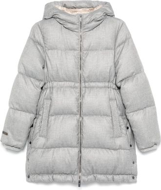 PESERICO Mantel mit Punto Luce-Kette - Grau