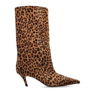 Amina Muaddi Fiona Boot 60 - - Shoes - Damen - Braun - 36 EU