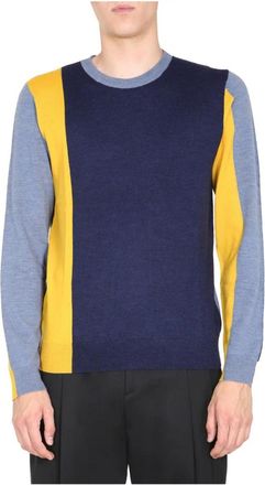 J.W.Anderson Homme, Pulls, Multicolore, Taille: L Colourblock Crewneck