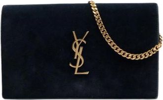Saint Laurent Pre-owned Kate Chain Wallet - Femme - Pre-owned - Bleu - Taille: ONE Size