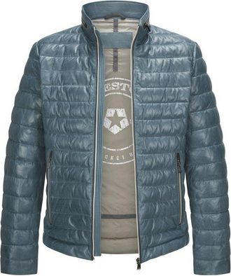 Milestone Lederjacke MSCortino Steppjacke aus feinem Nappaleder