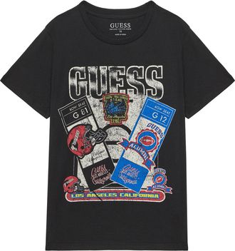 Guess T-Shirt L5YI10 K8HM4 Schwarz Regular Fit
