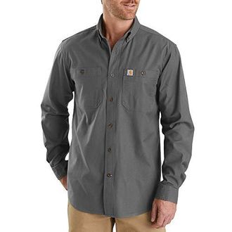Carhartt Work in Progress Mens Rugged Flex Rigby Long Sleeve Work Shirt