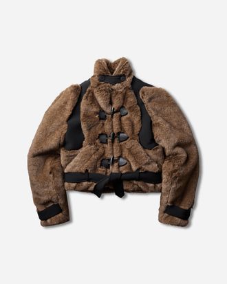 Ottolinger Women s Belted Steppe Jacket Furry