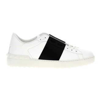 Valentino Garavani Calfskin Open Sneaker - - Shoes - Herren - Wei&szlig; - 40 EU