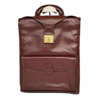 Cartier Sac &agrave; main vintage en cuir Pre-owned - Femme - Pre-owned - Rouge - Taille: ONE Size