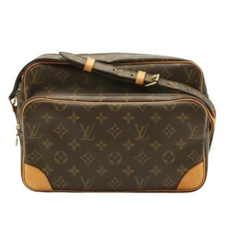Louis Vuitton Sac bandouli&egrave;re vintage Louis Vuitton en toile Monogram Pre-owned - Femme - Pre-owned - Brun - Taille: ONE Size