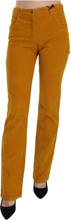 Costume National Femme, Pantalons, Orange, Taille: W26 Pantalon Droit Taille Haute