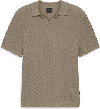 Bugatti Herren Strickpolo Regular Fit aus einem Baumwollmix