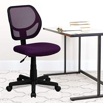 Flash Furniture Flash Meuble Wa-3074-pur-gg Mid-Back Violet en Maille Filet tâche et Chaise de Bureau