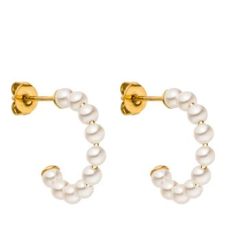 Purelei Ohrringe - Perlencreolen Pure Soul - Gr. unisize - in Gold - f&uuml;r Damen