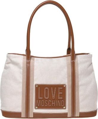 Love Moschino Femme, Sacs, Beige, Taille: ONE Size Shopper Tote