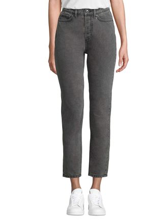 Tom Tailor Damen 1029612 Mom Fit Jeans, 10218-Used Light Stone Grey Denim, 29