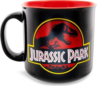 Silver Buffalo Keramiktasse mit Jurassic Park-Logo, 590 ml