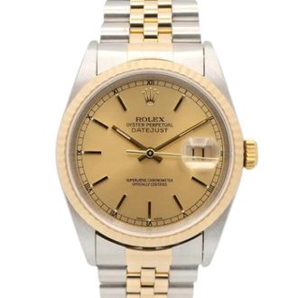 Rolex Pre-owned Datejust Armbanduhr - - Pre-owned - Herren - Gelb - ONE SIZE