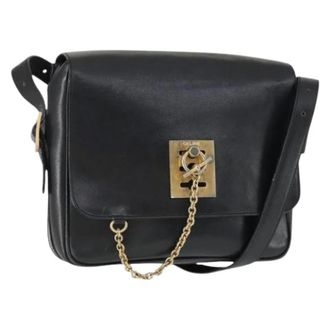 Celine Sac bandouli&egrave;re vintage en cuir Pre-owned - Femme - Pre-owned - Noir - Taille: ONE Size