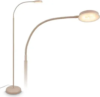 Briloner Stehlampe mit Touch, dimmbar, schwenkbar, Memoryfunktion, Leselampe, Wohnzimmerlampe, Schlafzimmer Deko, Deckenfluter, Standleuchte, Stehleuchte, 125,