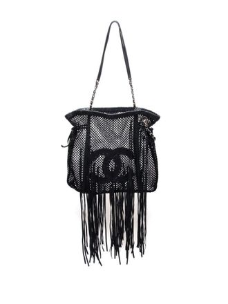 Chanel sac à main à logo CC (2009-2010) - Noir