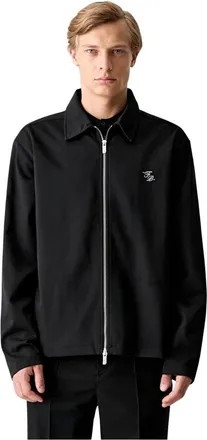 Filling Pieces Homme, Vestes, Noir, Taille: M Coach Jacket Twill Wool
