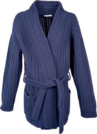 Laneus Homme, Pulls, Bleu, Taille: M Wool Cardigan