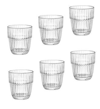 Bormioli Rocco BARSHINE Bo&icirc;te 6 Verres Bas Verre 30 cl