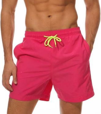 Generic HUIWDP Short de bain d&eacute;t&eacute; pour homme - Style d&eacute;contract&eacute; - Surf - Short de sport - Taille &eacute;lastique, R10, 3XL