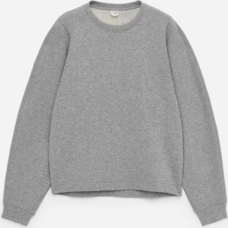 Arket Sweatshirt In Kokonform -Grau