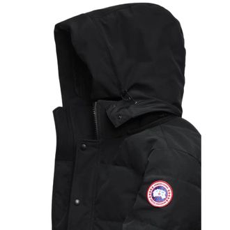 Canada Goose Padded Hooded Down Parka - Black