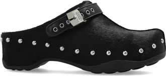 Scholl Mules en cuir Phoebe - Femme - Chaussures - Noir - Taille: 36 EU