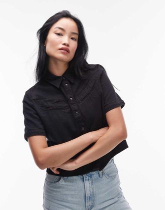 Levi's Rinoa - Chemise en jean à manches courtes - Noir