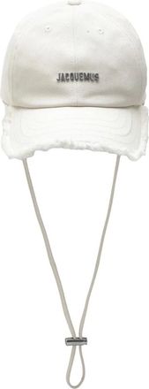 Jacquemus Homme, Accessoires, Blanc, Taille: 58 CM La Casquette Artichaut