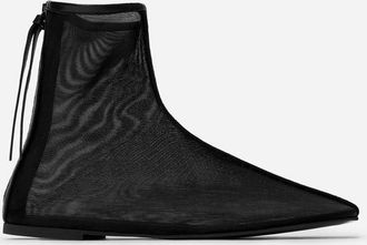 Arket Stiefel Aus Mesh -Schwarz