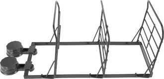 Angoily Duschablage Faltbar mit Saugnapf Tiefgraues Metallregal f&uuml;r Badezimmer K&uuml;che Bohrfreie Aufbewahrung mit Mehrschichtigem Organizer