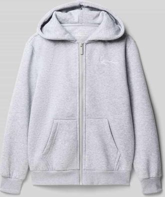 Karl Kani Regular Fit Sweatjacke aus Baumwoll-Mix mit Reißverschluss