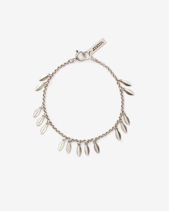 Isabel Marant Bracelet Metal Shiny Leaf - Femme - Argent - Isabel Marant