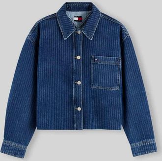 Tommy Jeans Relaxed Fit Jeanshemd aus reiner Baumwolle