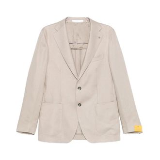Tagliatore Homme, Vestes, Gris, Taille: L Blazer &agrave; revers crant&eacute;