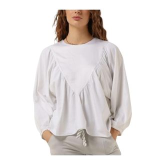 10 Days Ballon&auml;rmelbluse in Wei&szlig; - - Blouses & Shirts - Damen - Wei&szlig; - S