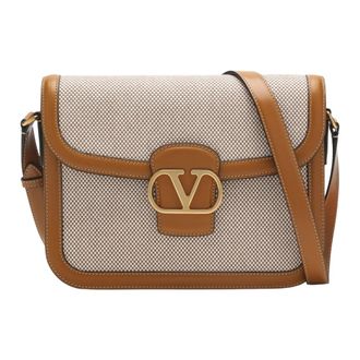 Valentino Elegante Schultertasche f&uuml;r die Arbeit - - Bags - Damen - Beige - ONE SIZE