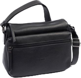 Matties Bags Mujer Floater/Leather BOLSOS, Negro
