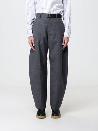 sacai Ma&szlig;geschneiderte Hose mit weitem Bein und hoher Taille aus Wollmischung