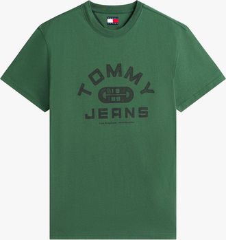 Tommy Hilfiger T-shirt droit imprim&eacute; en coton