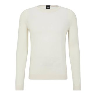 HUGO BOSS Herren, Strickwaren, Wei&szlig;, XLGr&ouml;&szlig;e