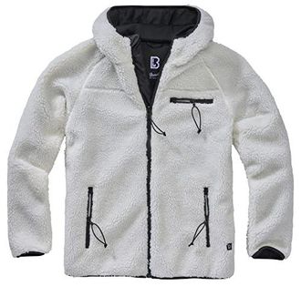 Brandit Teddyfleece Worker Jacket, color: white, size: 3XL