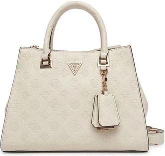 Guess Cresidia II Society Satchel - - Bags - Damen - Beige - ONE SIZE