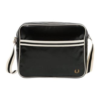 Fred Perry Stilvolle Crossbody-Tasche mit Verstellbarem Gurt - - Bags - Herren - Schwarzk - ONE SIZE