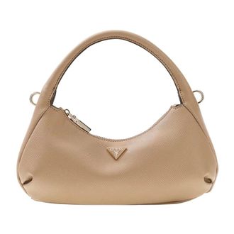 Guess Femme, Sacs, Beige, Taille: ONE Size Gilda Mini Hobo Bag